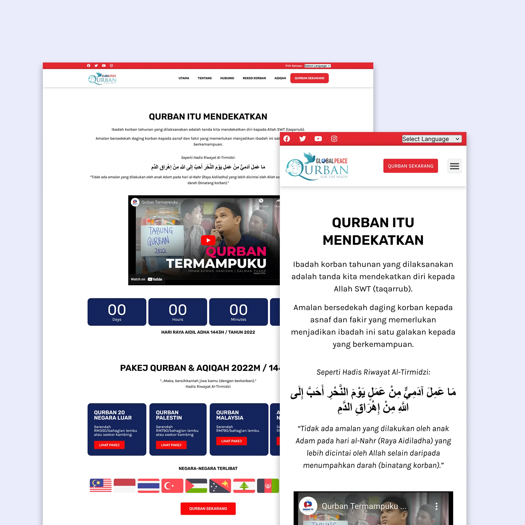 Qurban For The Needy (GPM) - Portfolio LamanWeb