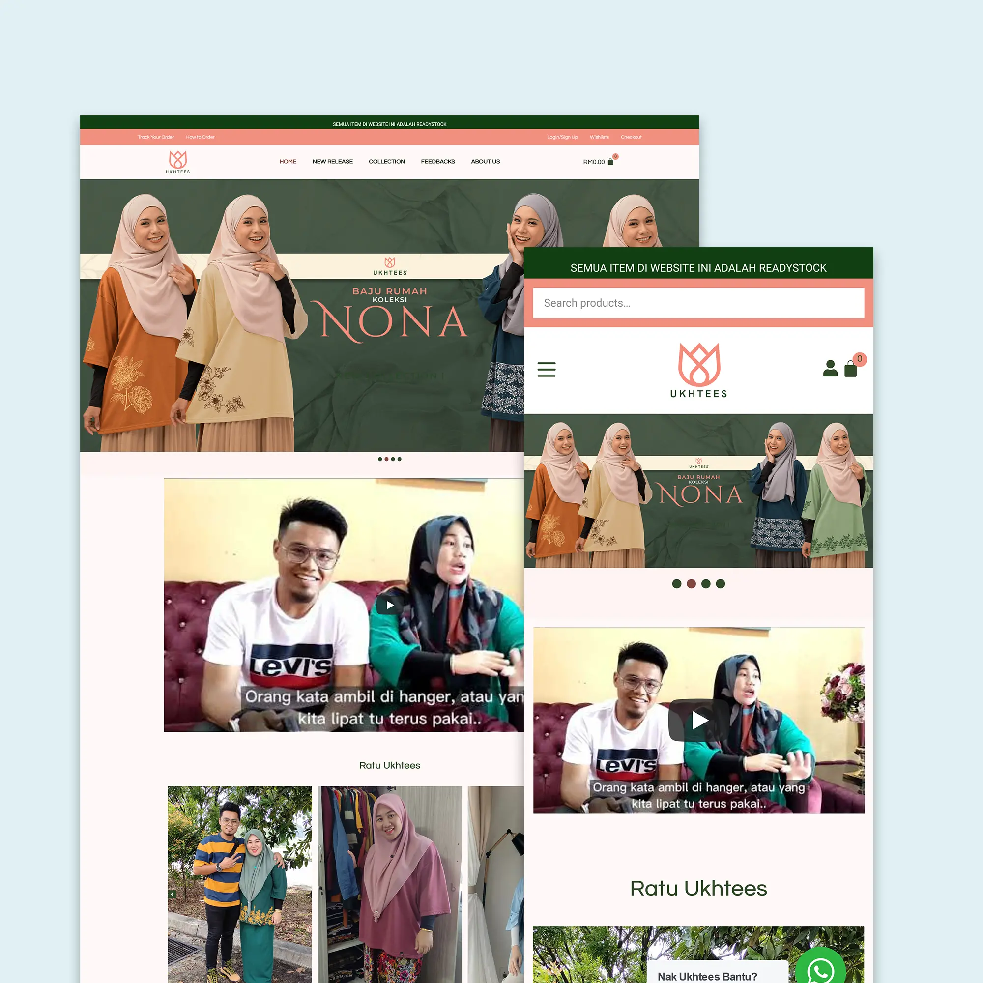 Ukhtees - Portfolio LamanWeb