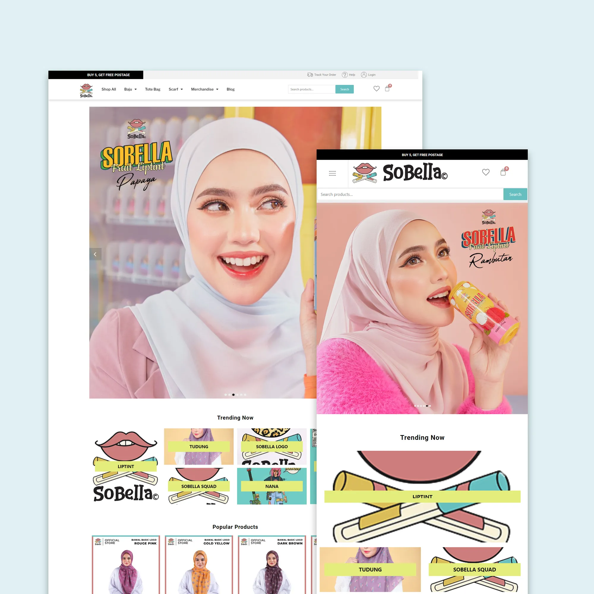 Sobella Beauty - Portfolio LamanWeb