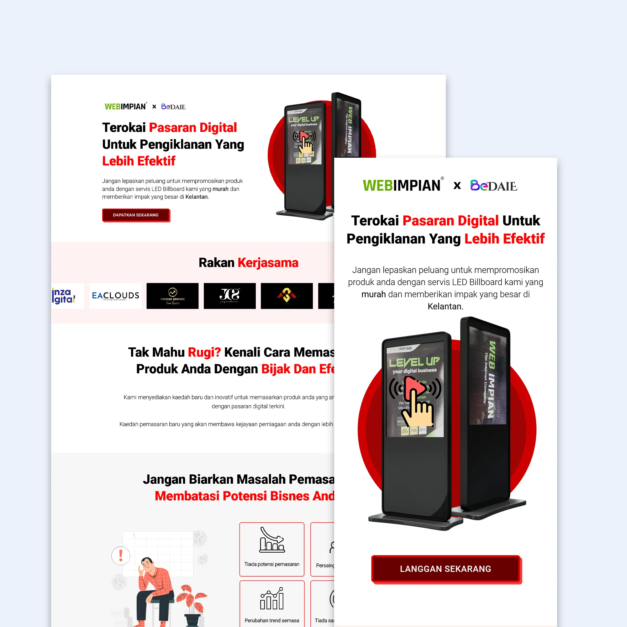 Digital Niaga - Portfolio LamanWeb