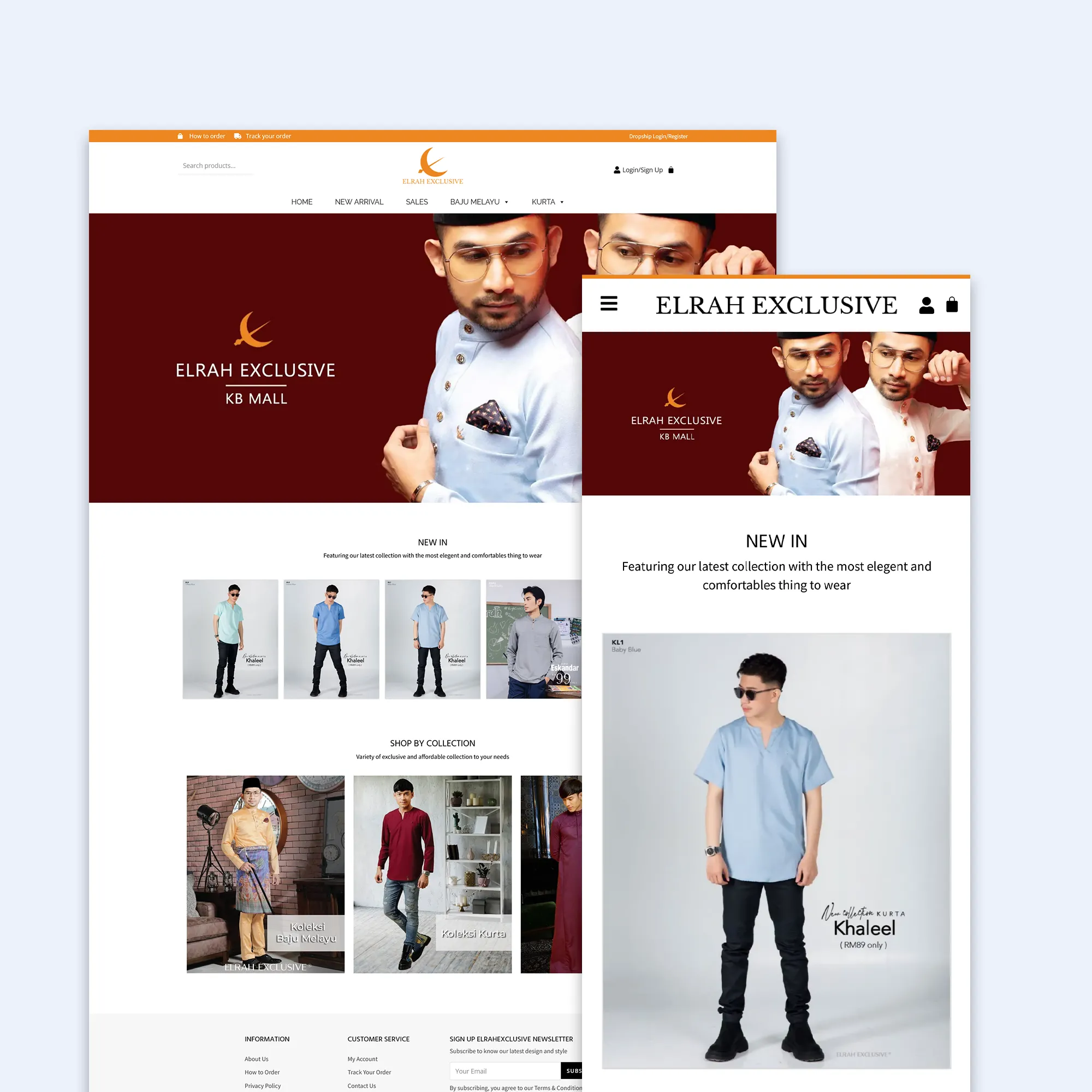 Elrah Exclusive - Portfolio LamanWeb