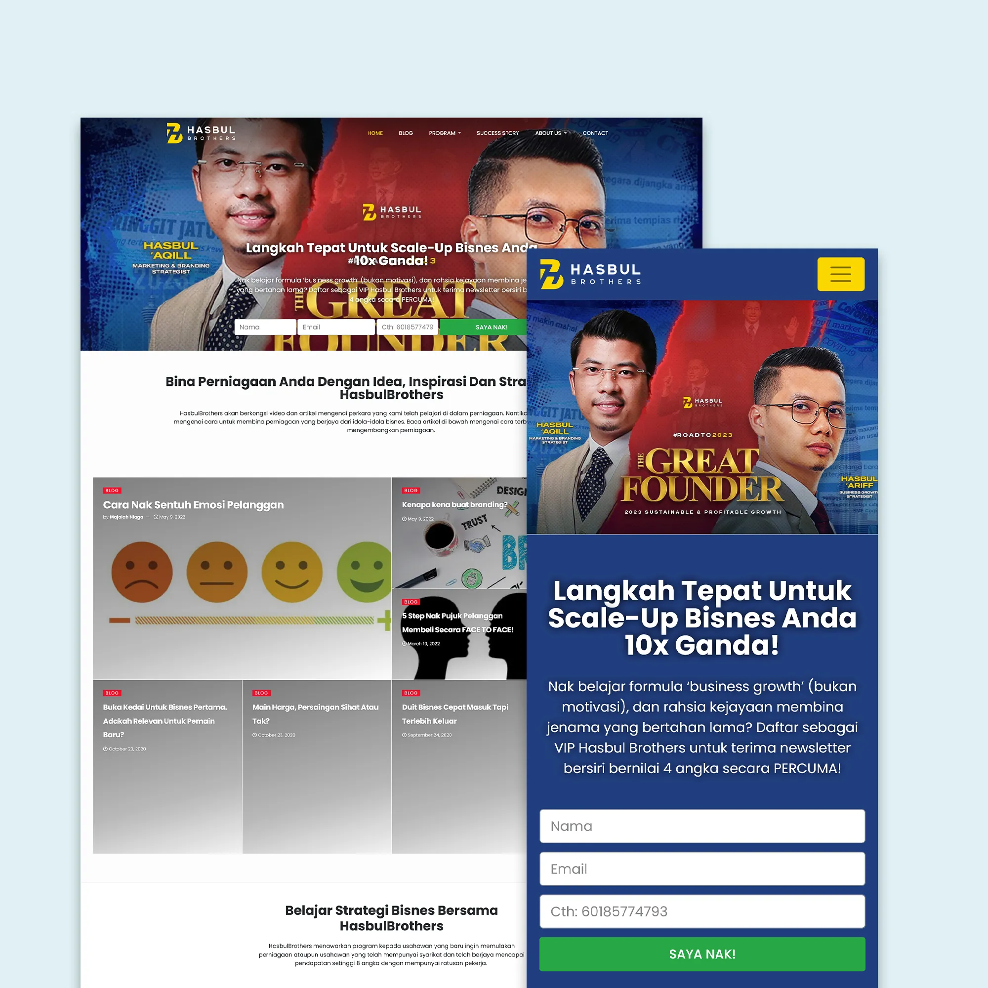 Hasbul Brothers - Portfolio LamanWeb