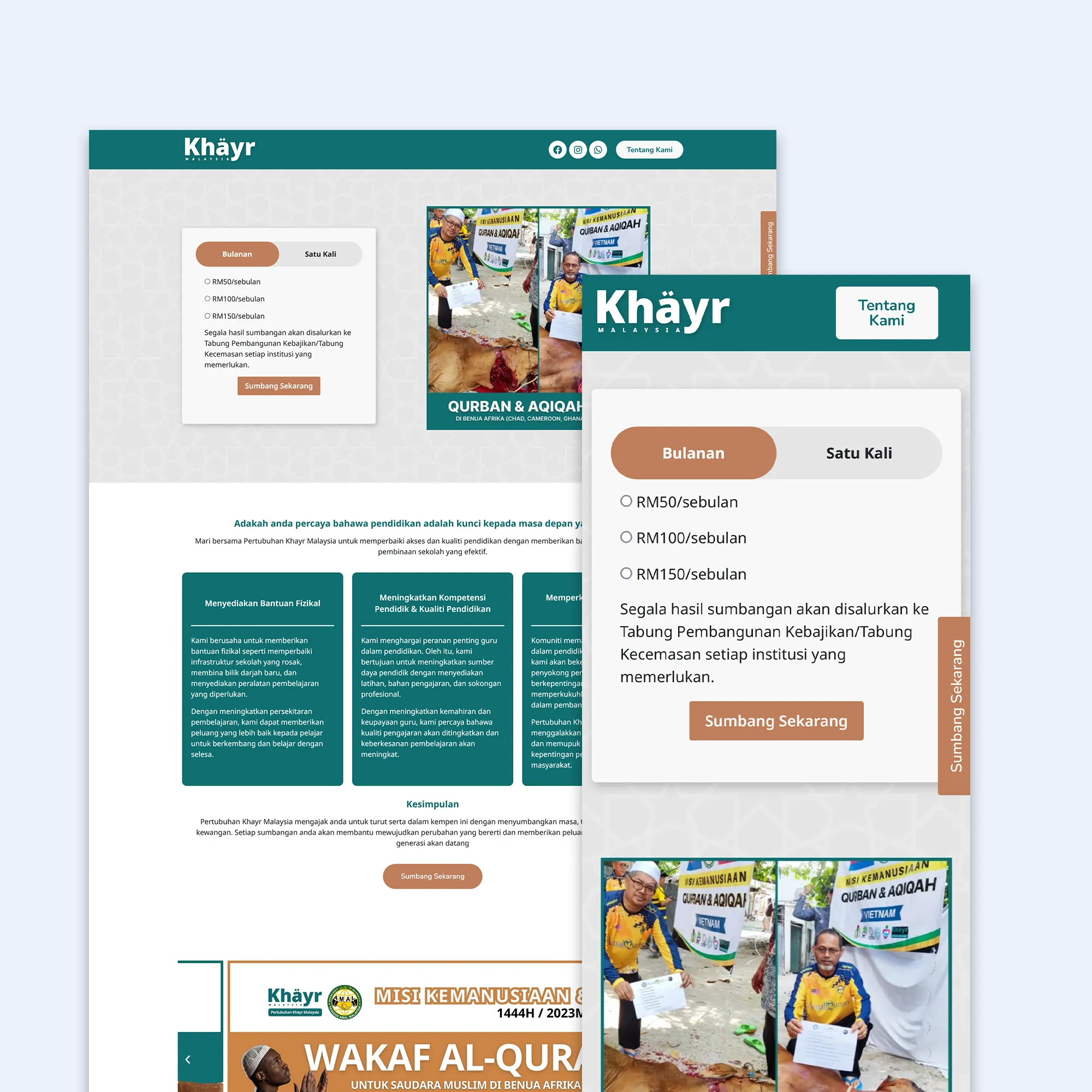 Khayr Malaysia - Portfolio LamanWeb