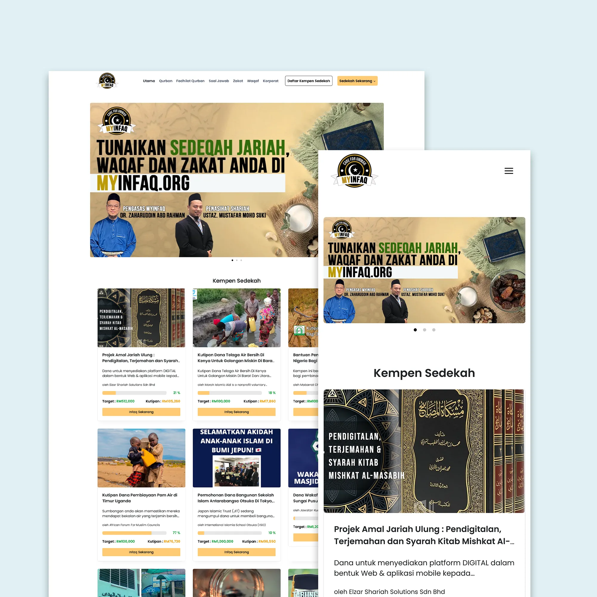 MyInfaq - Portfolio LamanWeb