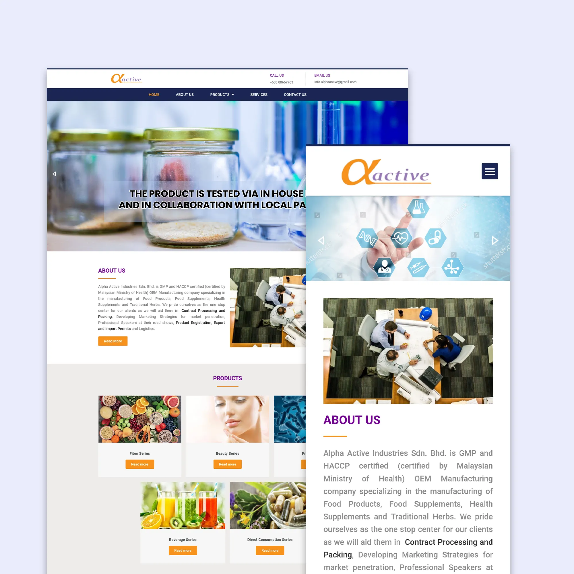 Alpha Active - Portfolio LamanWeb